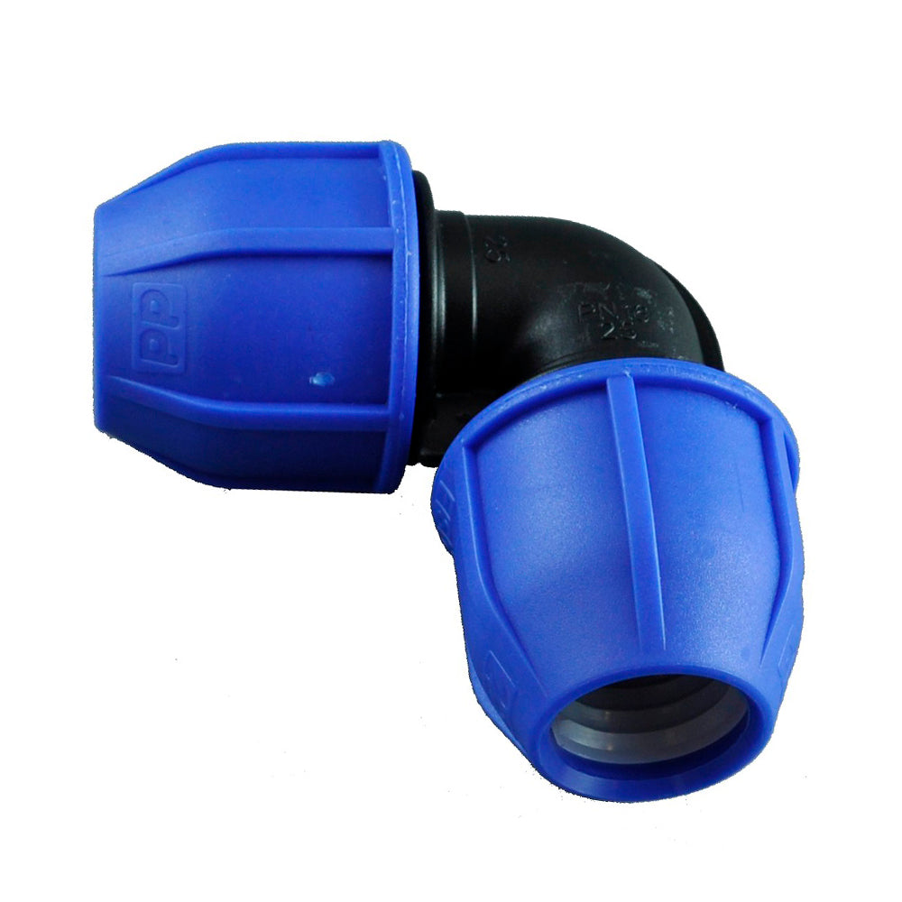 Compression Poly Metric Elbow- Poly x Poly - 90 mm x 90 mm - Norma ...