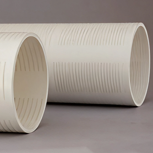 Pipe Slotted PVC Stormwater 150mm, 2 row 40th (1.1mm) 6 Metre - Pipe ...