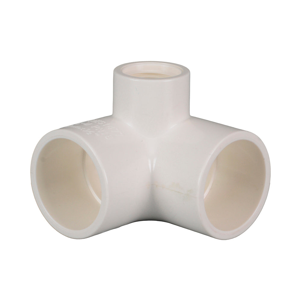 PVC Pressure Side Outlet Faucet Elbow 20mm x 15mm (3/4" x 3/4" x 1/2 ...