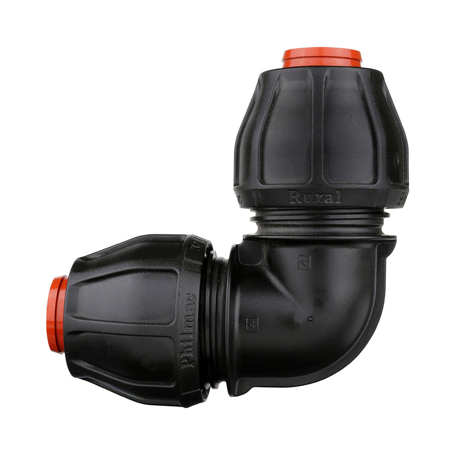 Compression Poly Rural Elbow- Poly x Poly - 1 1/4" - Pipe Online ...