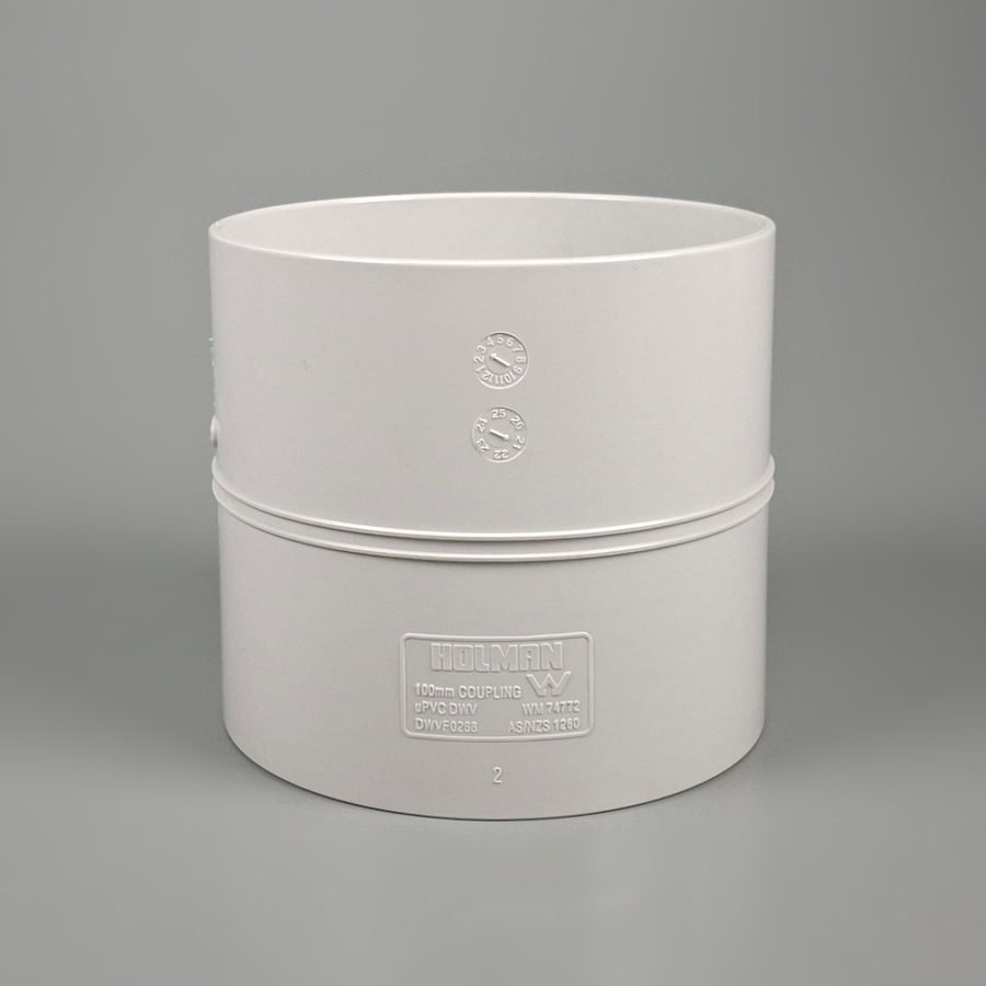DWV Coupling Plain 100mm - Pipe Online - Retic Fittings , Plumbing ...