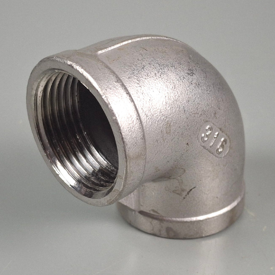 Stainless Steel Elbow FF 15mm x 15mm (1/2" x 1/2") - Pipe Online ...
